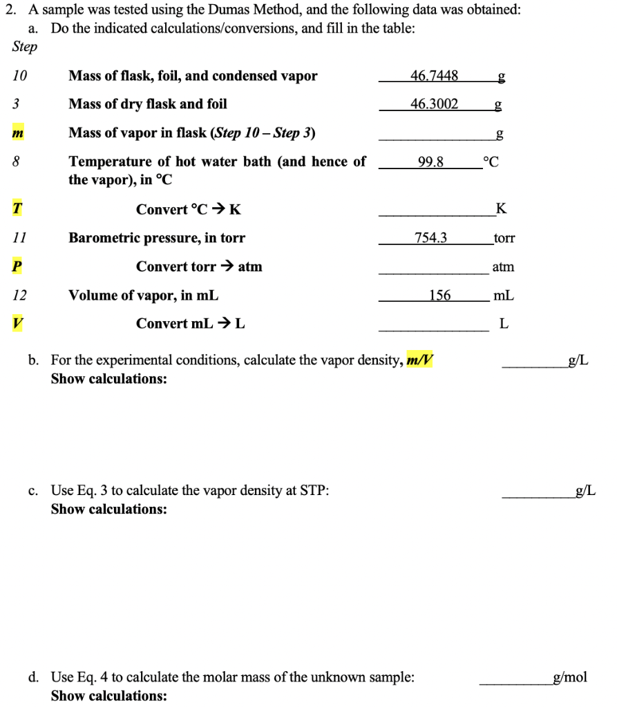 Solved 1. To estimate the minimum amount of liquid sample | Chegg.com