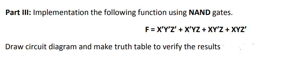 Solved Part III: Implementation the following function using | Chegg.com