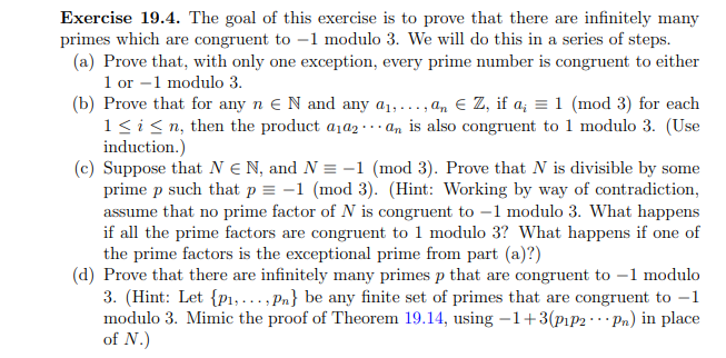Solved Proof. Let S be any finite set of prime numbers. Let | Chegg.com