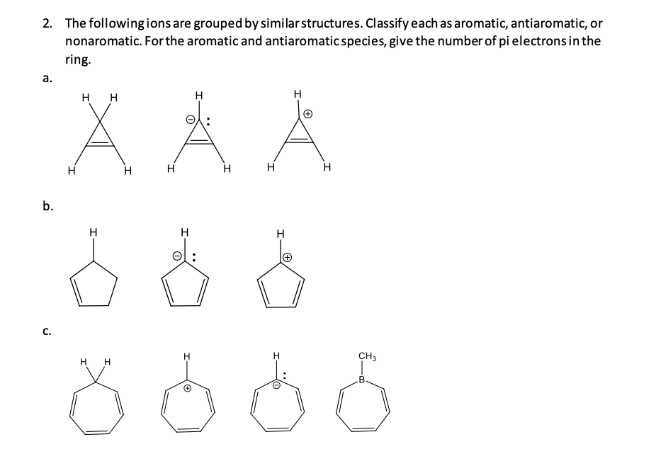Solved The following ions are grouped by similar structures. | Chegg.com