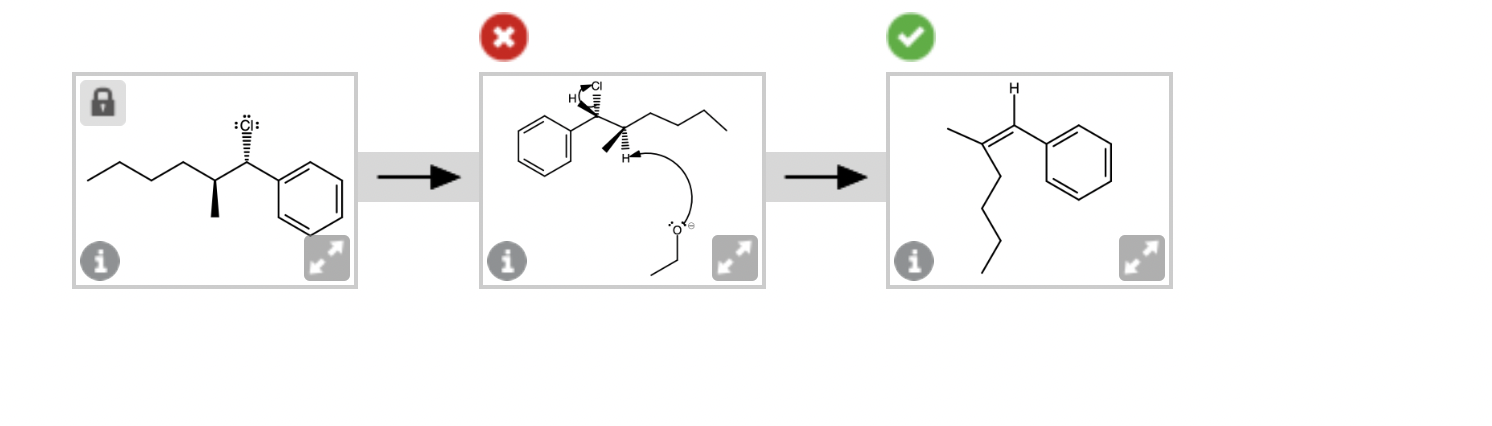 Solved For an E2 reaction to occur, the leaving group and | Chegg.com