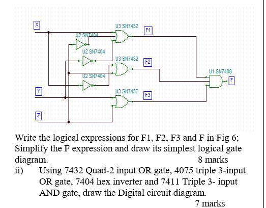 Solved Write the logical expressions for F1, F2, F3 and F in | Chegg.com