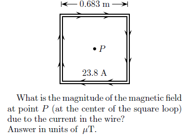 Solved A conductor in the shape of a square, whose sides are | Chegg.com