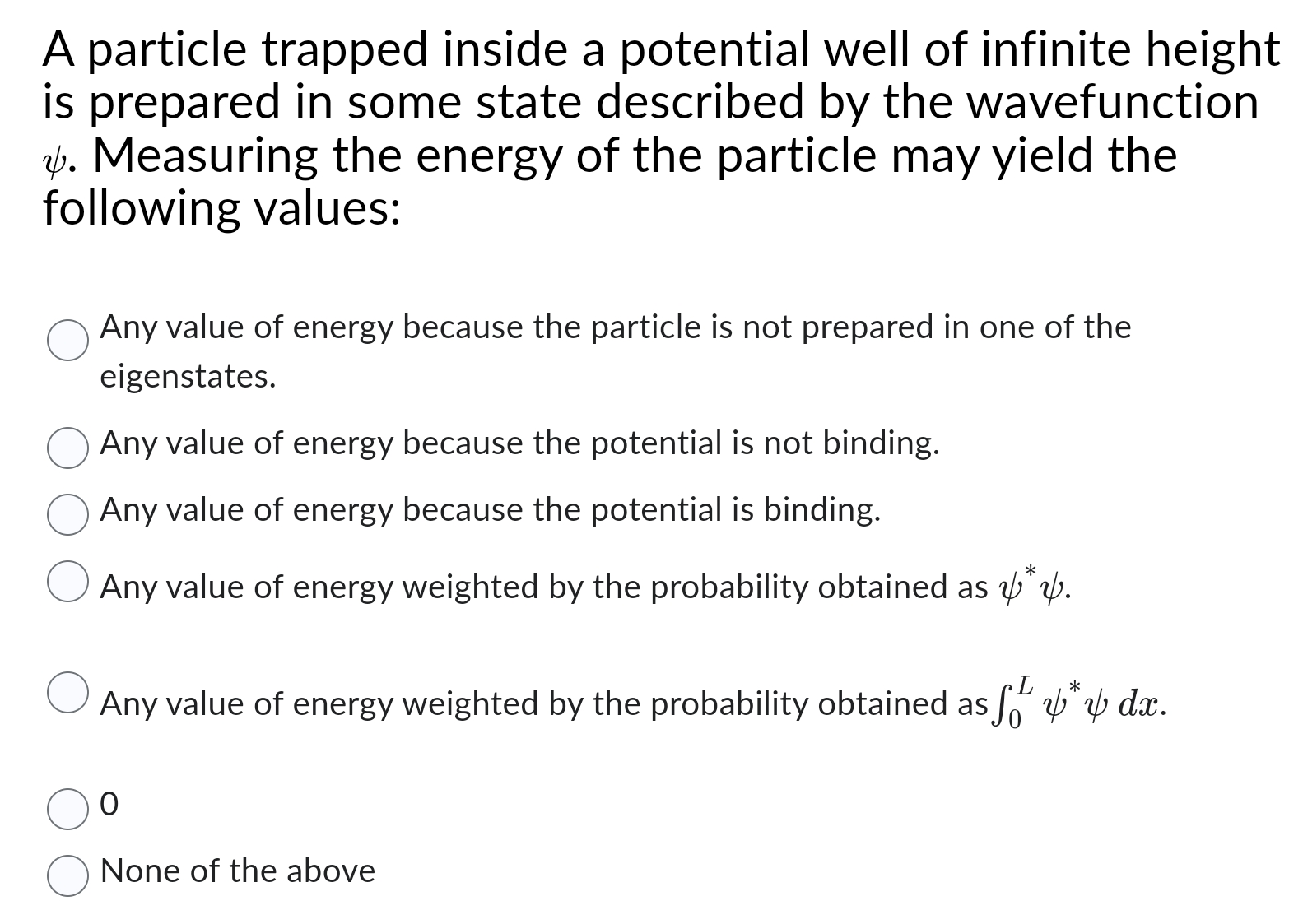 High Quality SOLUTION A particle trapped inside a potential well of | Chegg.com
