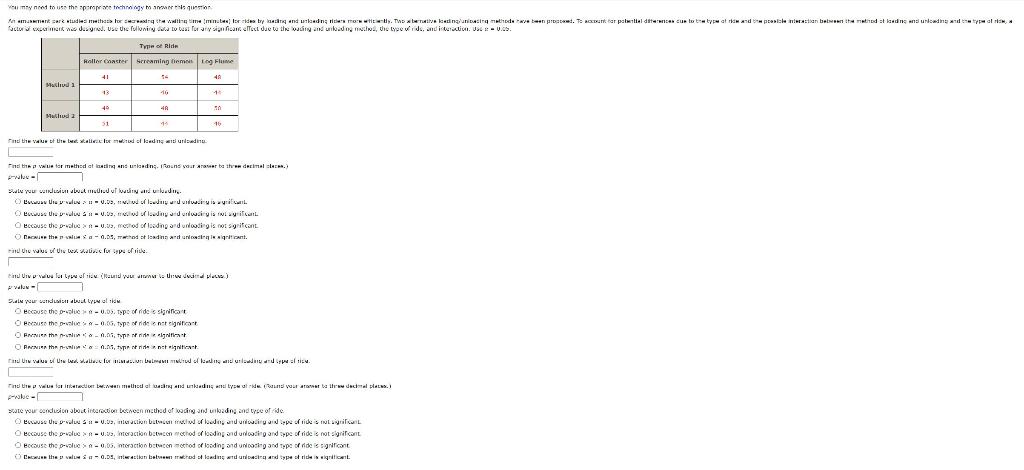 Test for zny s anificant mala cffecte and amy | Chegg.com