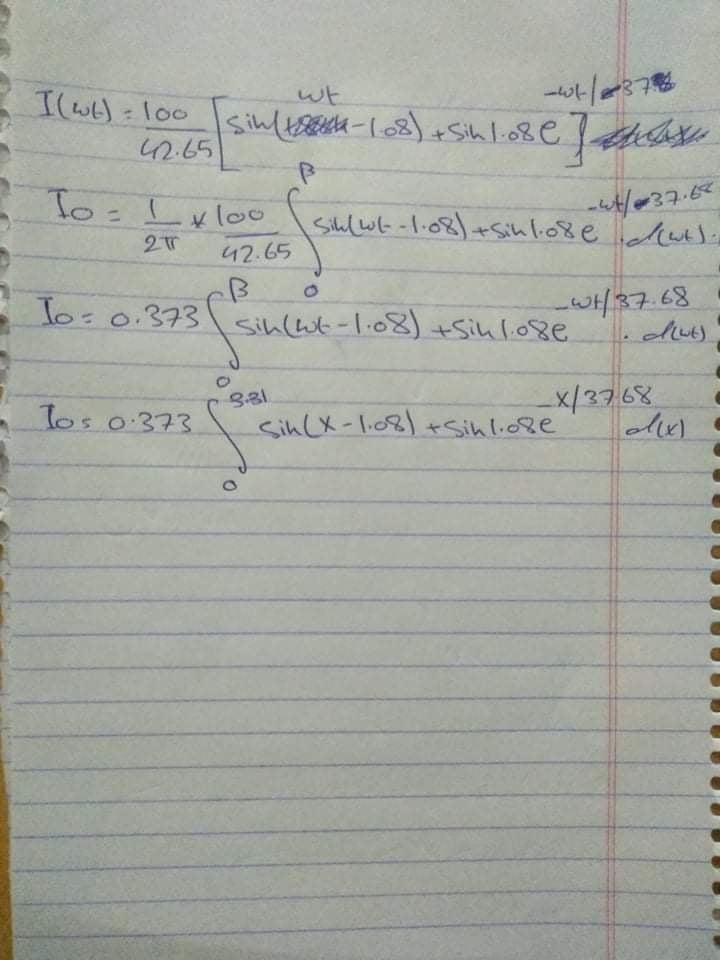 Solved this question should solved by integration i tried to | Chegg.com