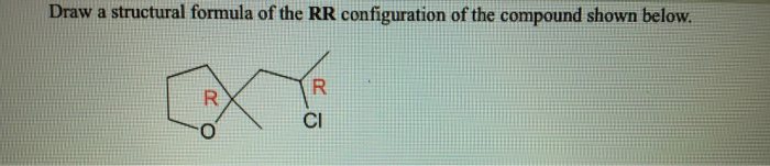 Solved Draw a structural formula of the R configuration of | Chegg.com
