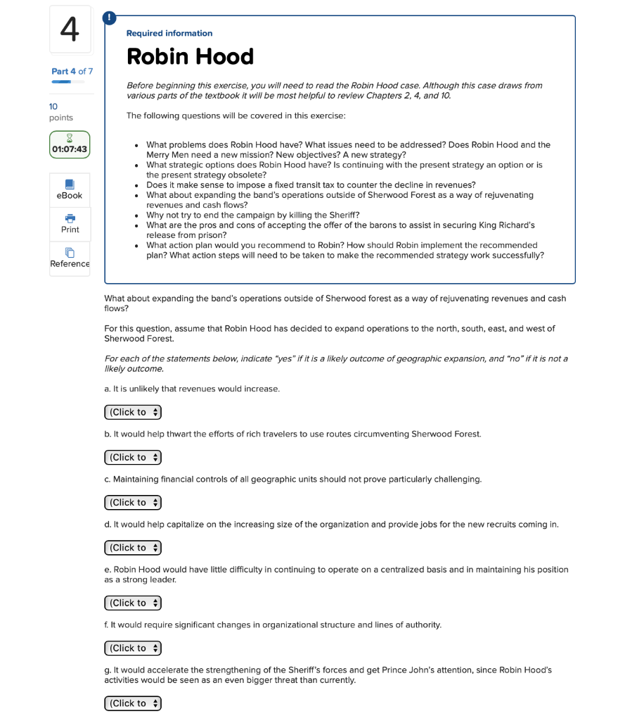 3 Required information Robin Hood Part 3 of 7 Before | Chegg.com