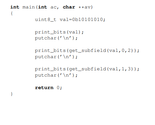 Solved 4.2 Reverse the bits in a byte Your next task is to | Chegg.com