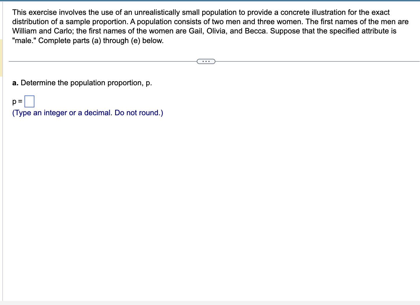 This exercise involves the use of an unrealistically | Chegg.com