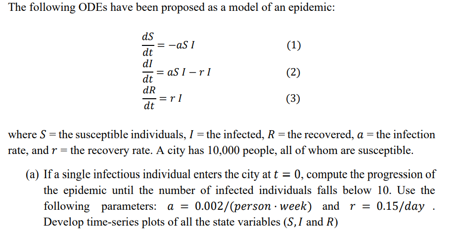 Solved Use EULER METHOD to solve NOT RK/ODE45. Will | Chegg.com
