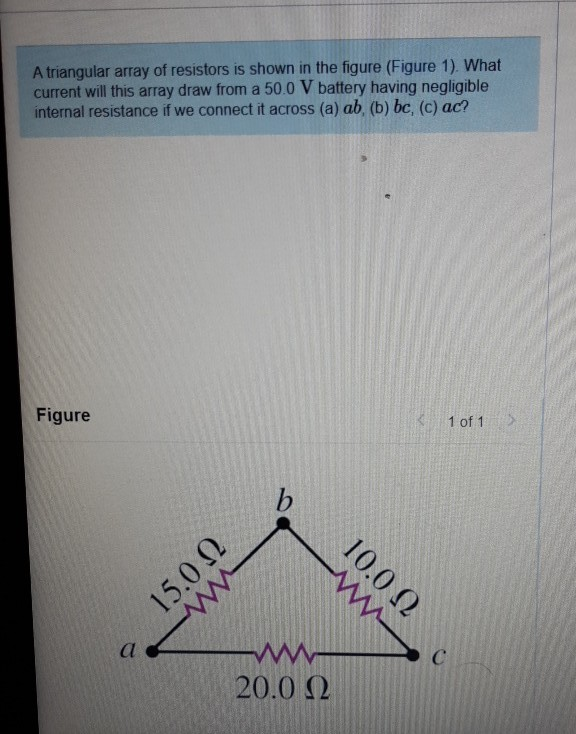 Solved A triangular array of resistors is shown in the | Chegg.com