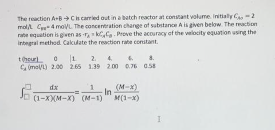 Solved 20p 1 a Reversible First Order Reaction Takes