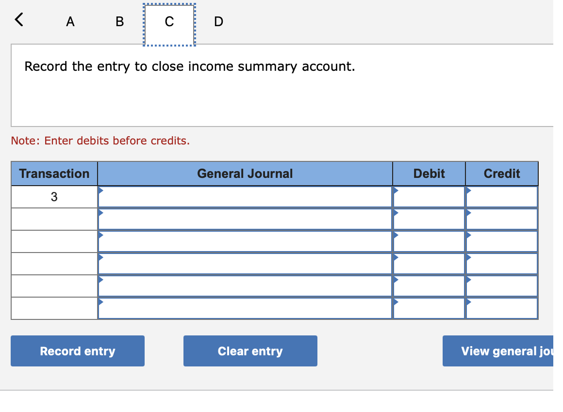Solved Exercise 4-8 (Algo) Preparing and posting closing | Chegg.com