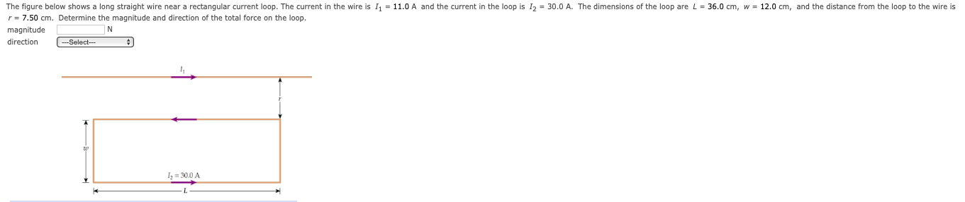 Solved The figure below shows a long straight wire near a | Chegg.com