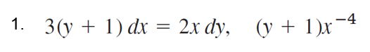 Solved Test for exactness. If exact, solve. If not, use an | Chegg.com