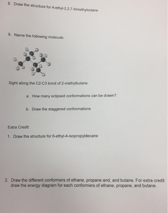Solved 8. Draw the structure for | Chegg.com