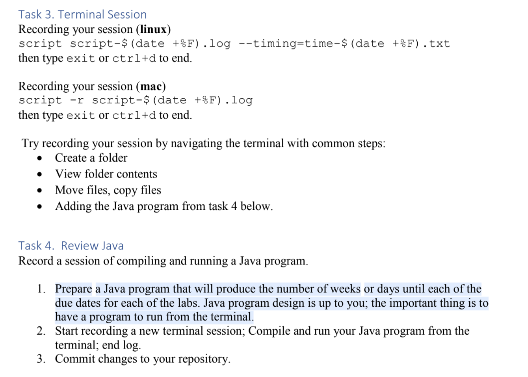 can you please do tasks 3 and 4 step by step I would | Chegg.com