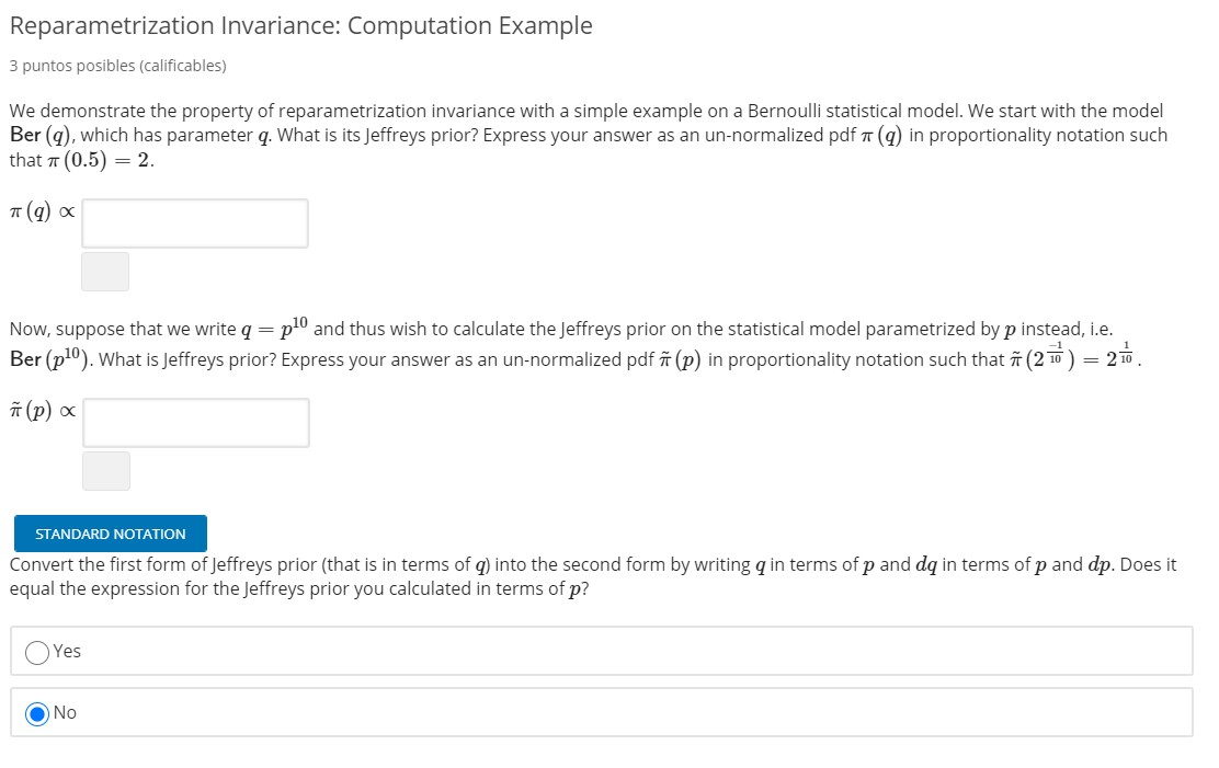 Reparametrization Invariance: Computation Example 3 | Chegg.com
