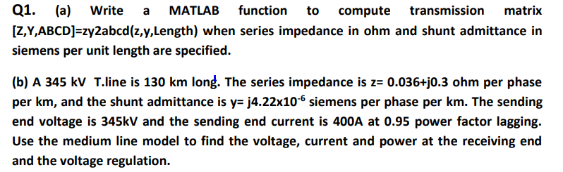 Solved Also Write A Matlab Code To Solve The Same Problem 4366