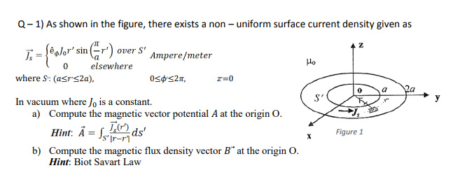 Solved Q-1) As shown in the figure, there exists a | Chegg.com