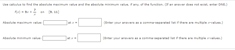 Solved Use calculus to find the absolute maximum value and | Chegg.com