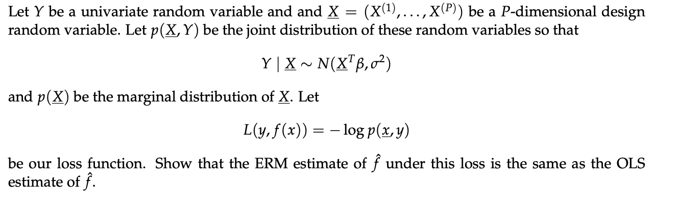 Let Y be a univariate random variable and and | Chegg.com