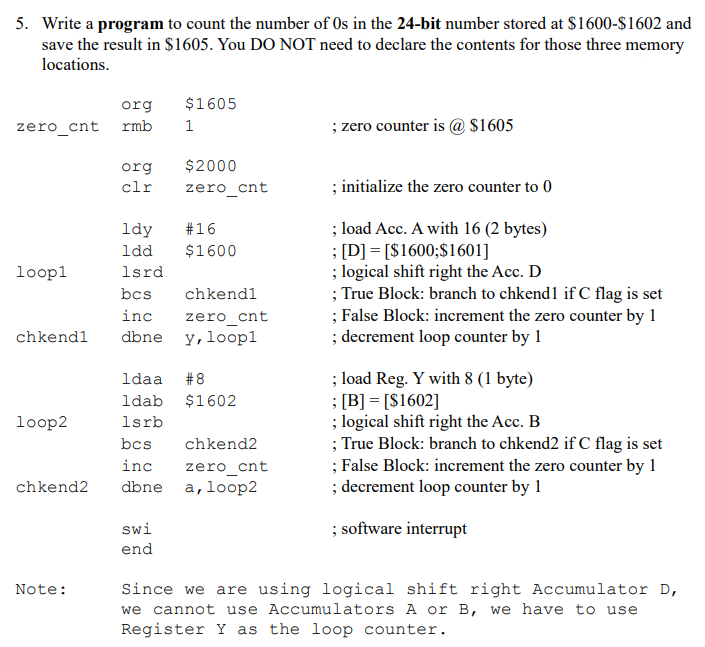 Solved 5. Write a program to count the number of Os in the | Chegg.com