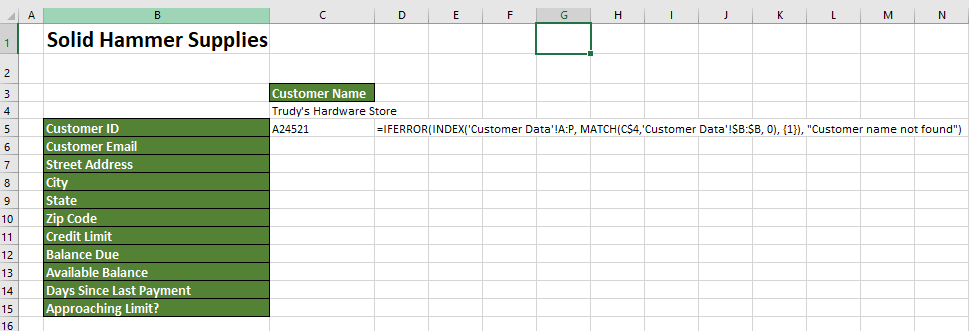 Solved Within Excel, use the INDEX and MATCH functions to | Chegg.com