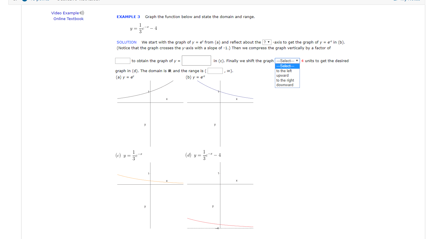 Solved Video Example) Online Textbook EXAMPLE 3 Graph the | Chegg.com