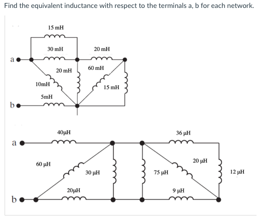Solved Find the equivalent inductance with respect to the | Chegg.com
