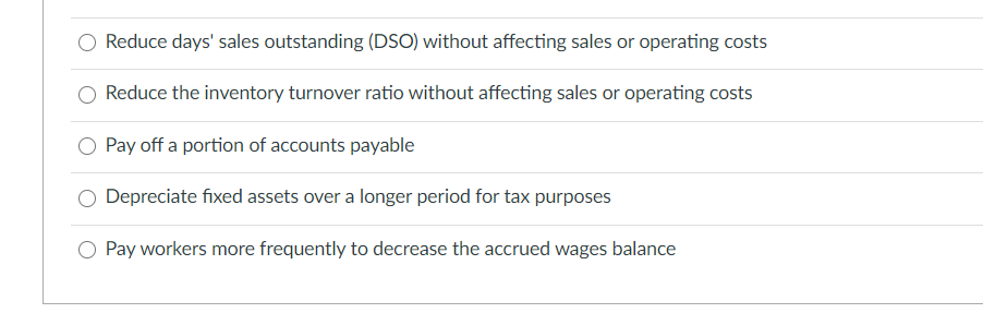 Solved Assuming no other changes, which of the following | Chegg.com