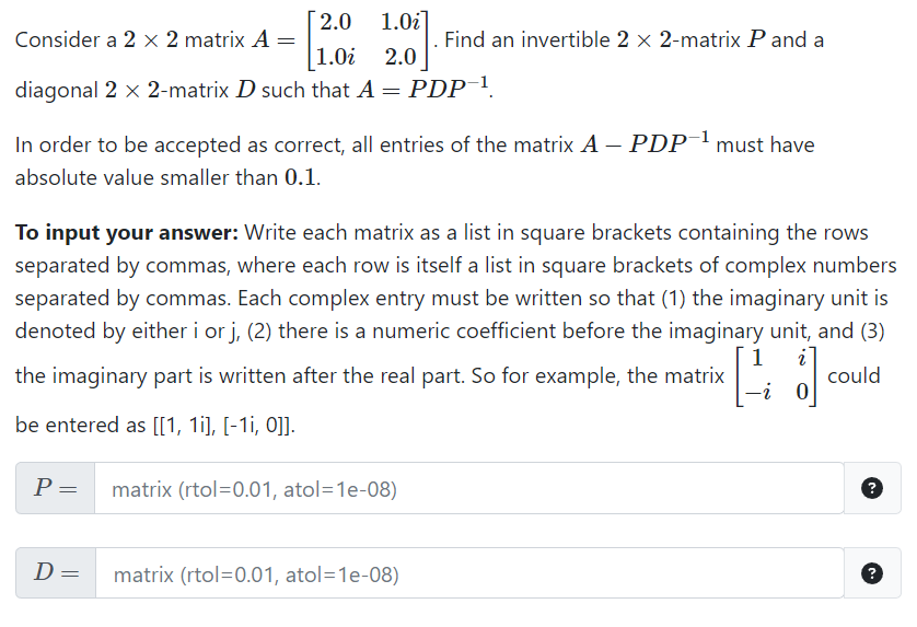 Solved Complete the following calculations involving complex | Chegg.com