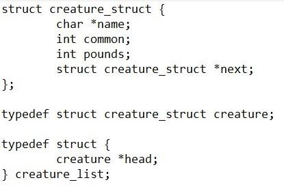 Solved A list always has 3 creatures in it. Given the | Chegg.com