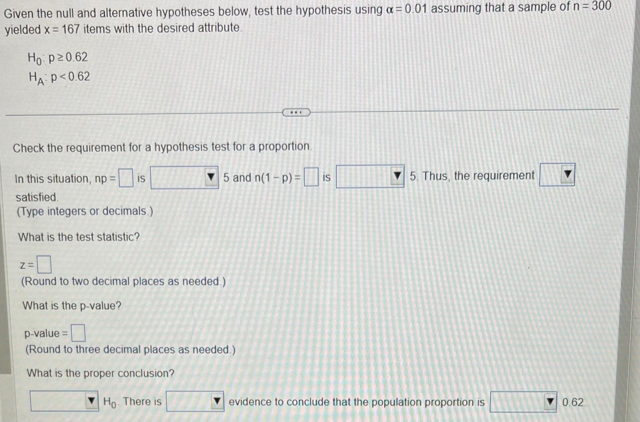 Solved Given the null and alternative hypotheses below, test | Chegg.com