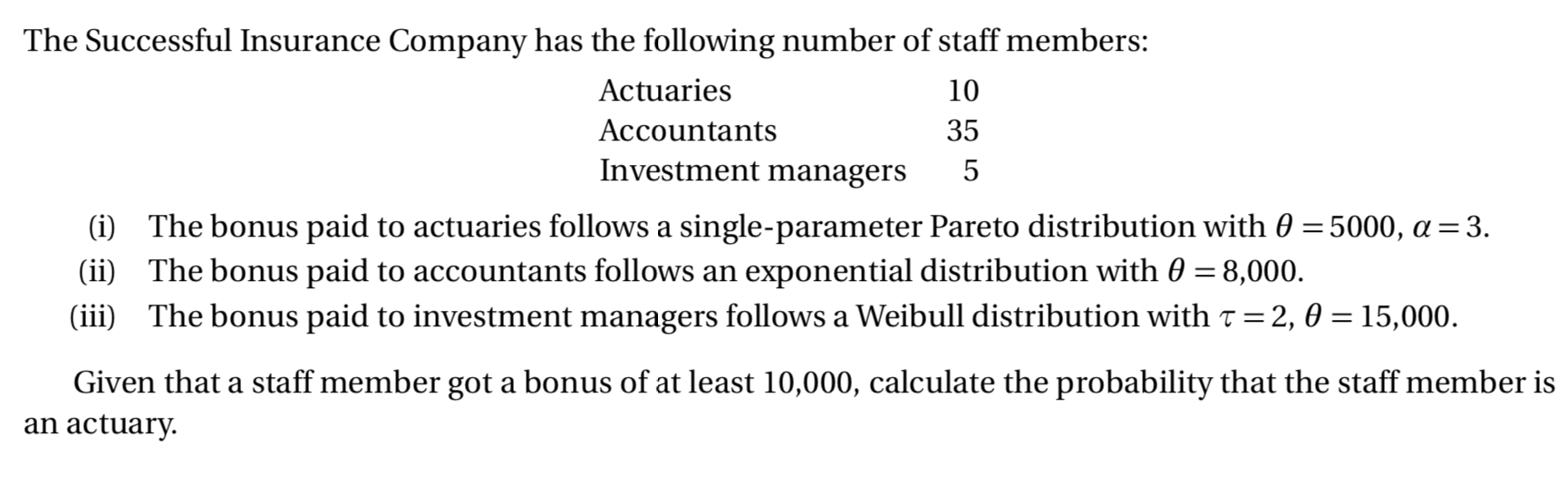 The Successful Insurance Company has the following | Chegg.com