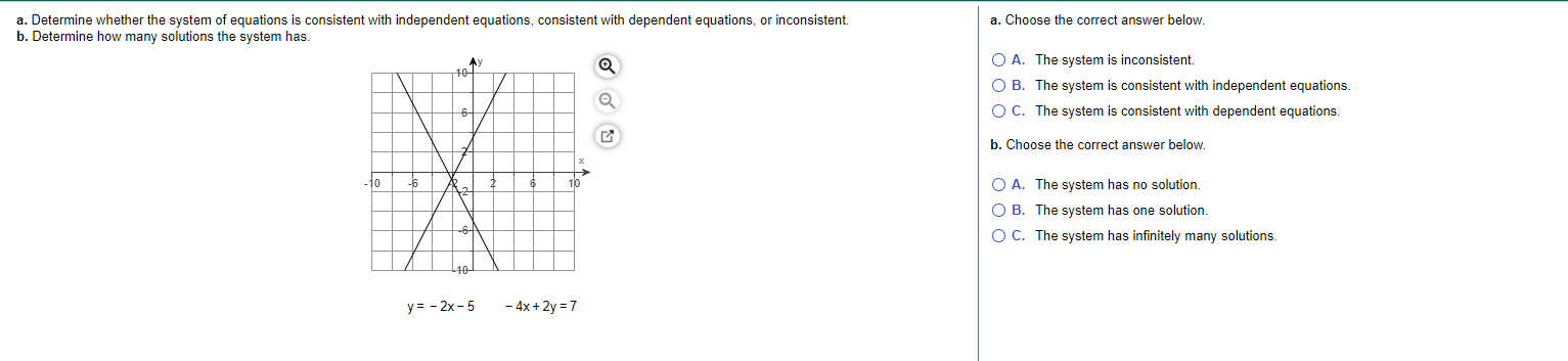 Solved a. Choose the correct answer below. a. Determine | Chegg.com