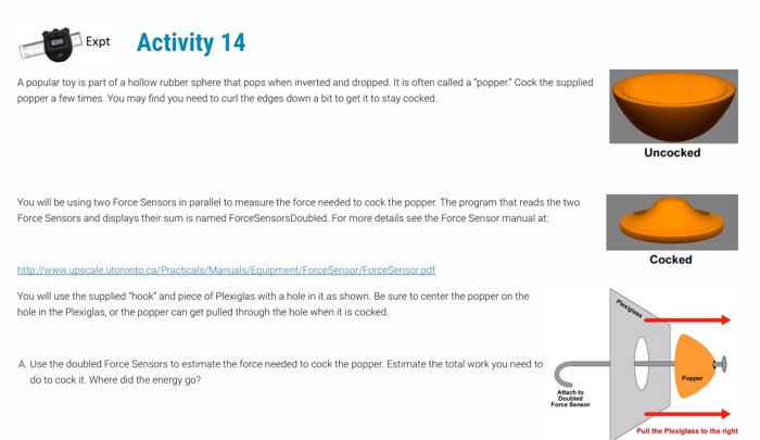 Solved Expt Activity 14 A popular toy is part of a hollow | Chegg.com