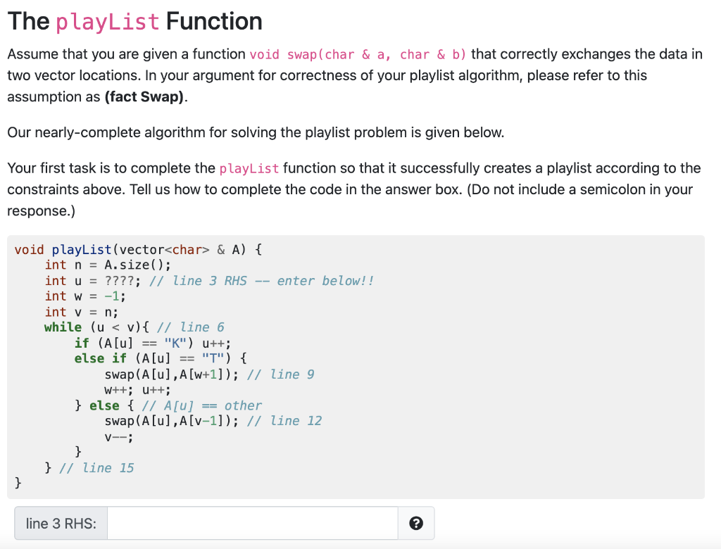 Solved Suppose you want to rearrange a music playlist so | Chegg.com