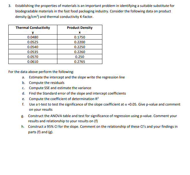 Solved 3. Establishing the properties of materials is an | Chegg.com