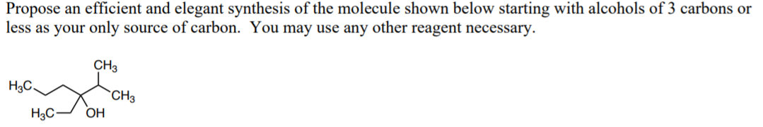 Solved Propose an efficient and elegant synthesis of the | Chegg.com