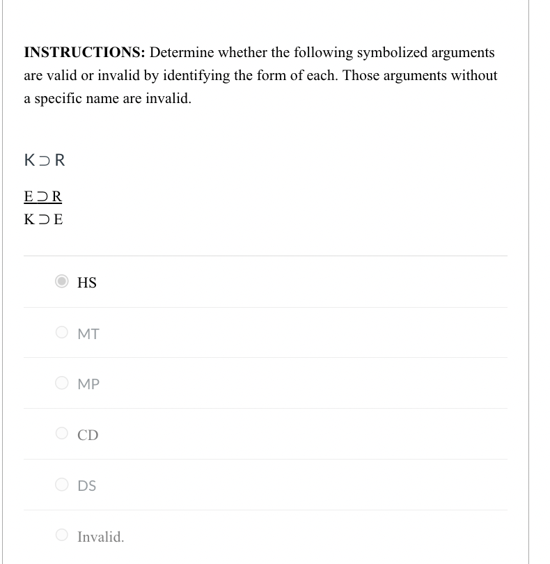 Solved INSTRUCTIONS: Determine whether the following | Chegg.com