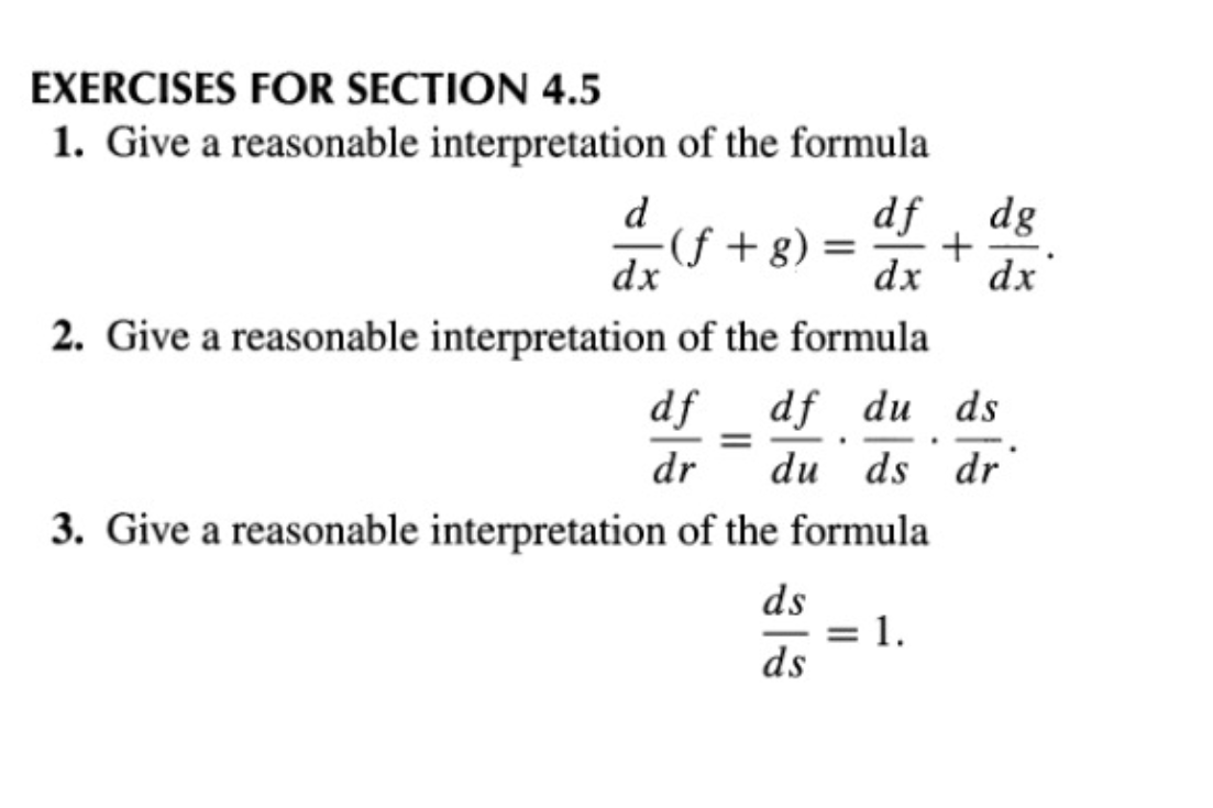 Solved EXERCISES FOR SECTION 4.5 1. Give a reasonable | Chegg.com