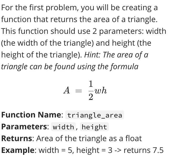 Solved For the first problem, you will be creating a | Chegg.com