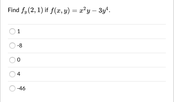 Solved Level curves of the function f(x, y) = x2 – 2y2 + 1 | Chegg.com