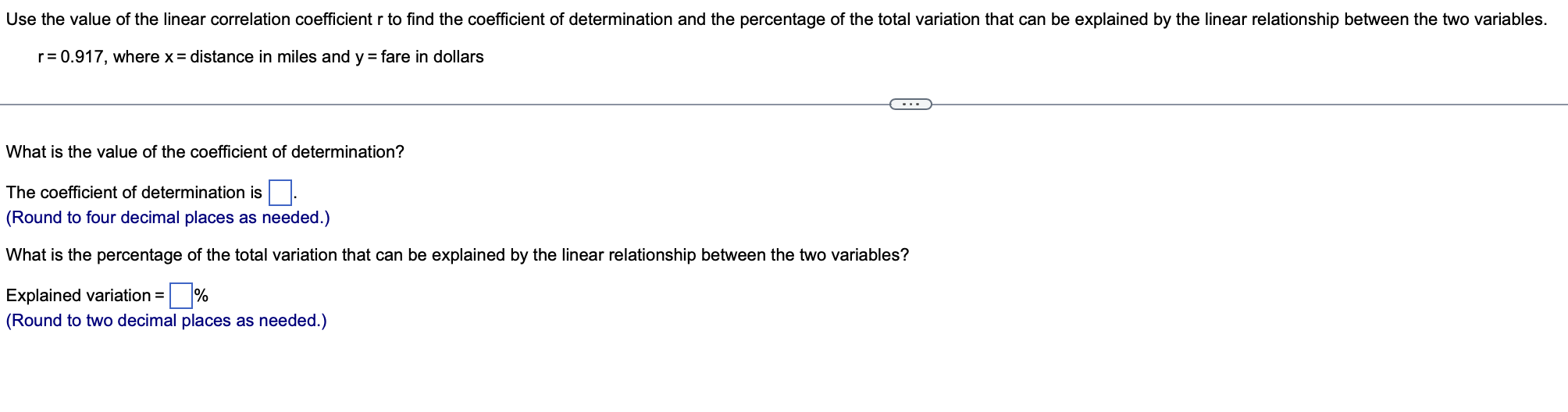 Solved Use The Value Of The Linear Correlation Coefficient R