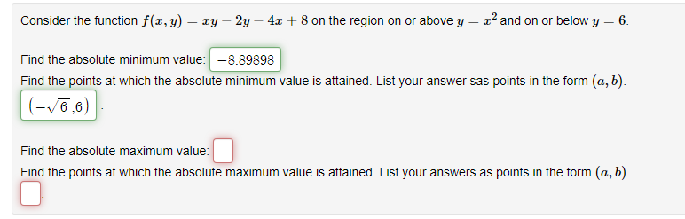 Solved Consider the function f(x,y)=xy-2y-4x+8 ﻿on the | Chegg.com