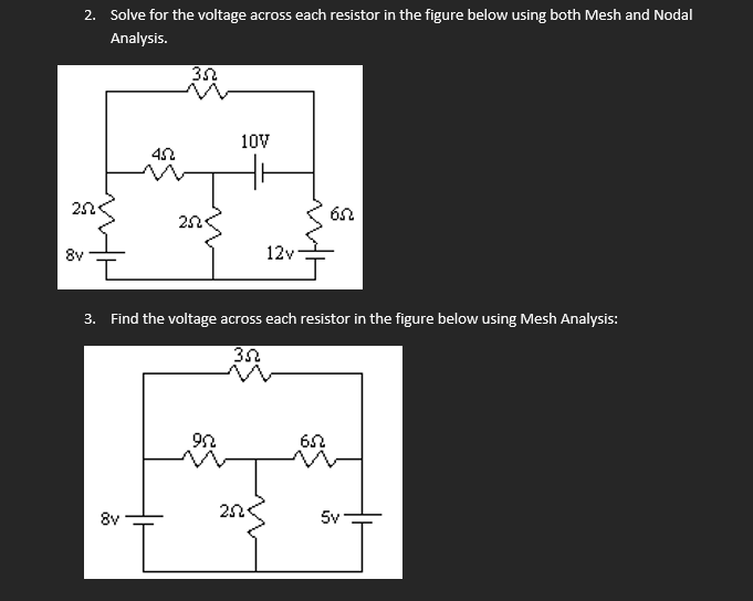 Solved Use Matlab to solve the sets of linear equations. | Chegg.com