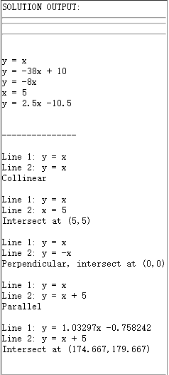 Solved Implement a Line class that uses two points which | Chegg.com