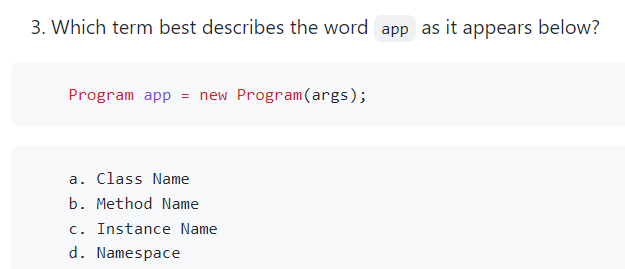 Solved 3. Which term best describes the word app as it | Chegg.com